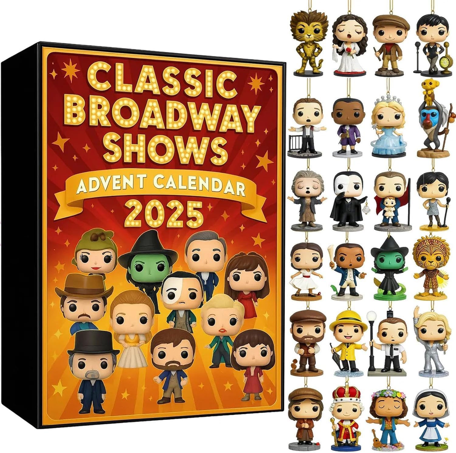 Amazon.com: Classic Broadway Shows Advent Calendar 2025, 24 Days ...