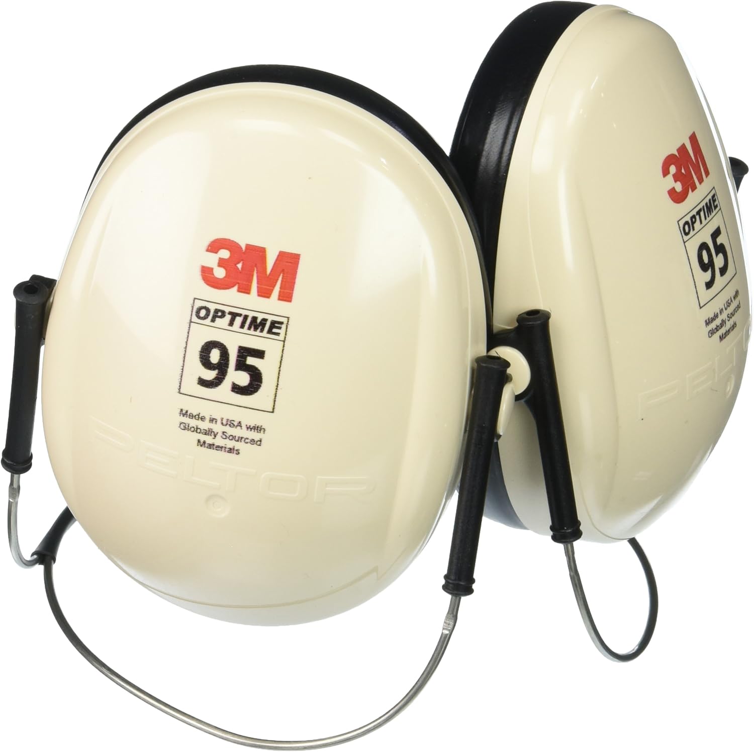 3M Peltor Optime 95 Orejeras detrás de la cabeza Negro Behind the head ...