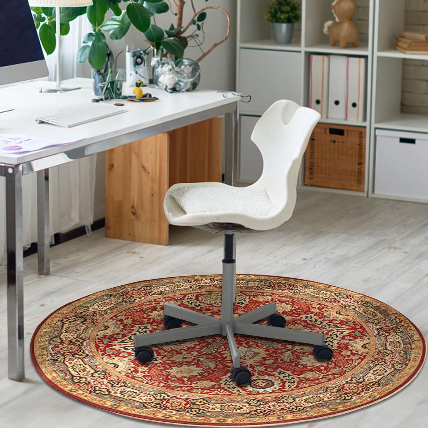 Amazon.com : Heavyoff Office Chair Mat for Hardwood Floor, Vintage ...