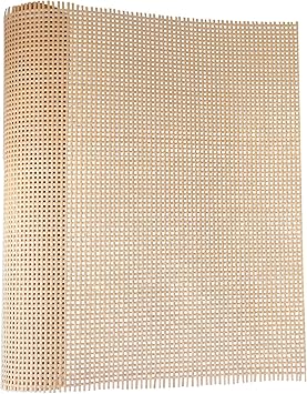 Amazon.com: 17"x6.5FT Plastic Rattan Cane Webbing, Woven Open Mesh Cane ...