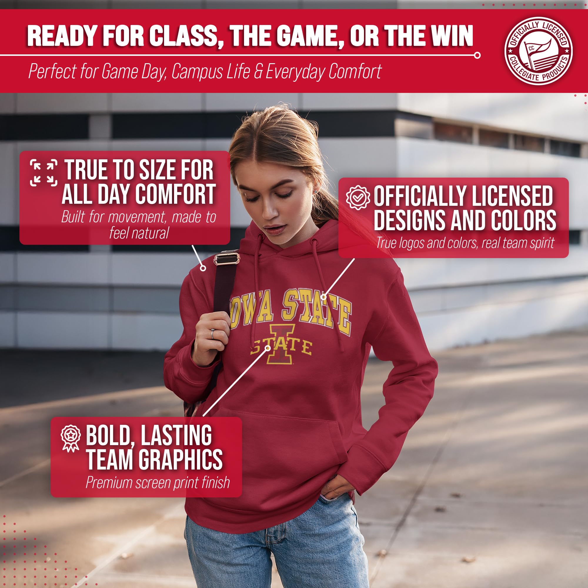 Snapklik.com : Campus ColorsCampus Colors Adult Arch & Logo Soft Style ...