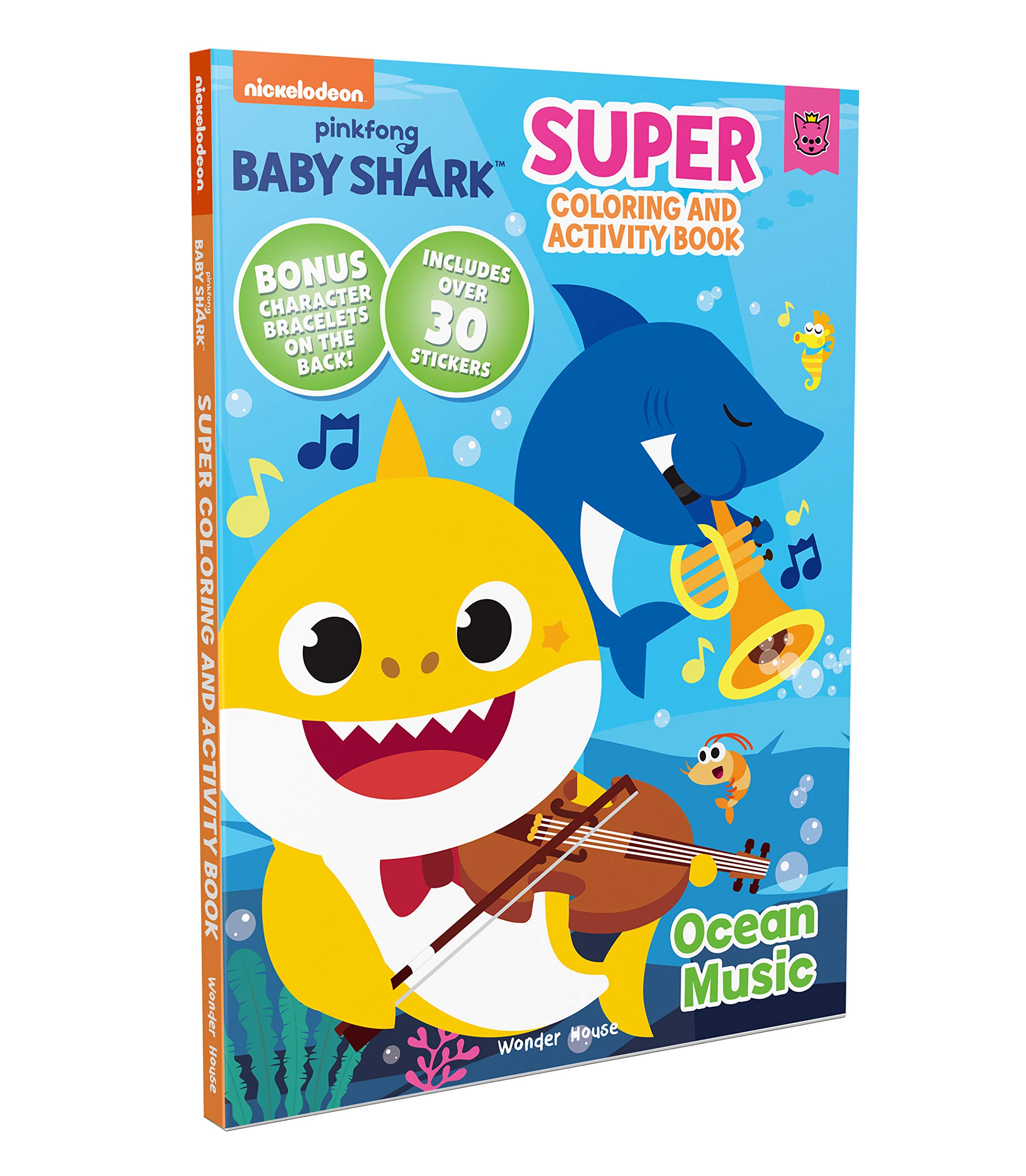 Pinkfong Baby Shark Ocean Music Super Coloring And Activity Book ...