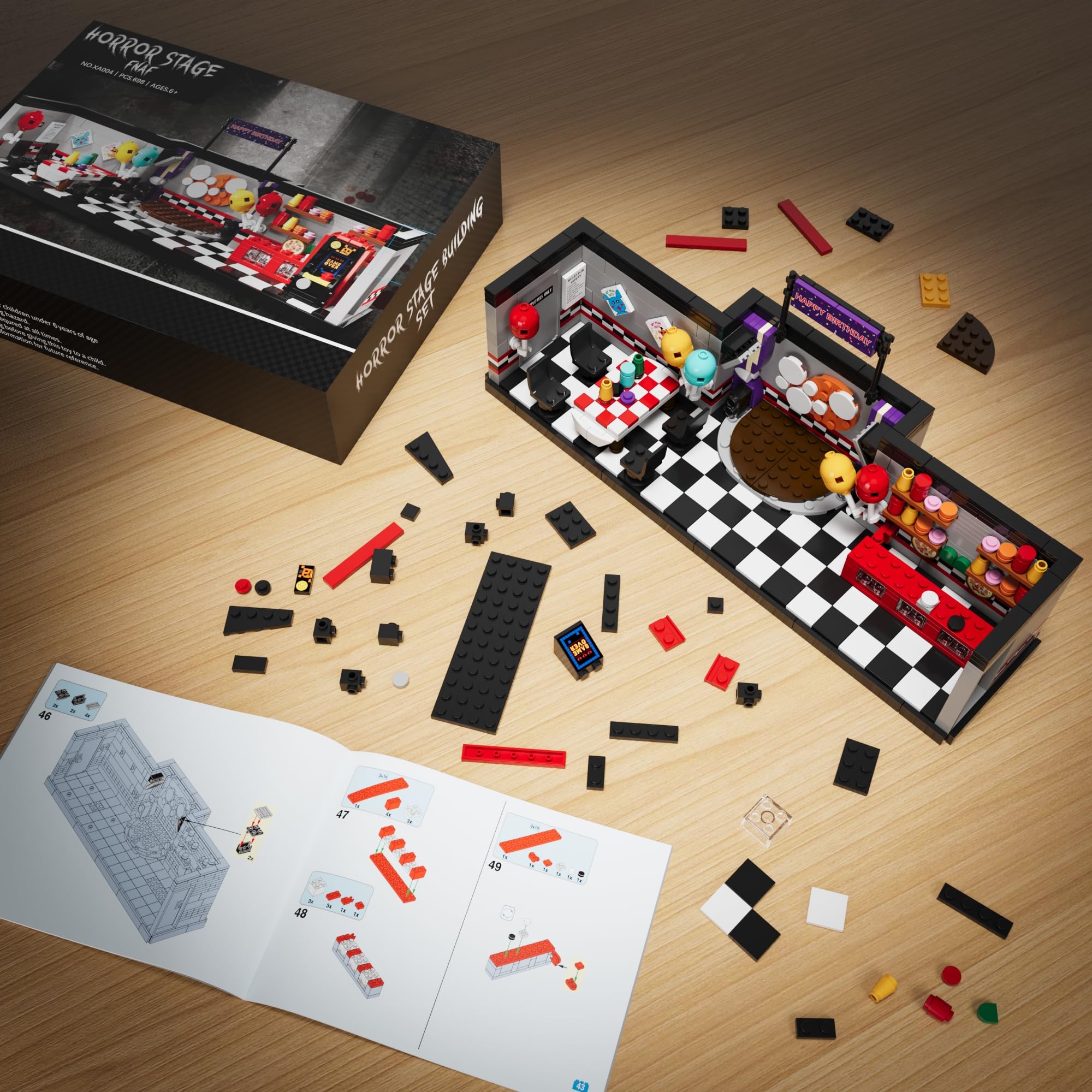 Snapklik.com : Xalvitra Five Nights Halloween FNAF Pizzeria Stage ...