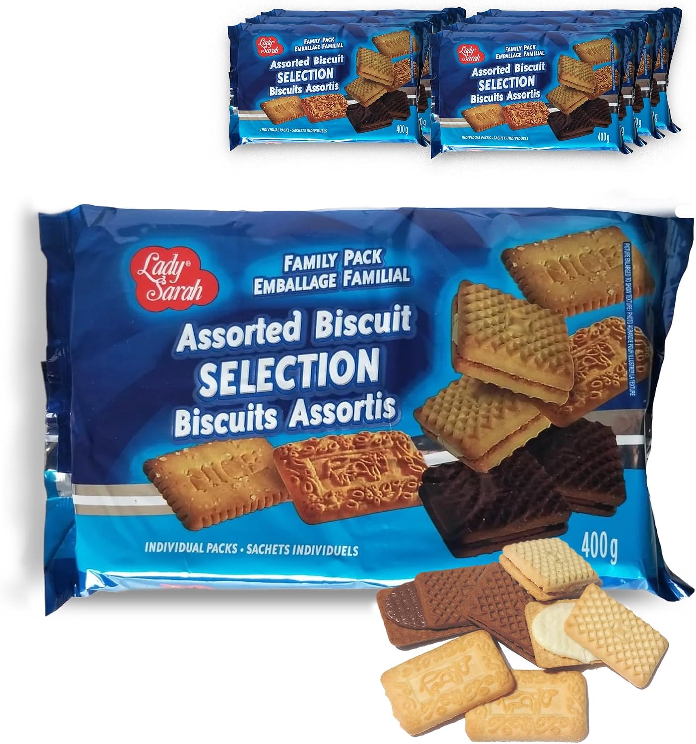 Lady Sarah Assorted Biscuits Family Pack - Chocolate & Custard Cream ...
