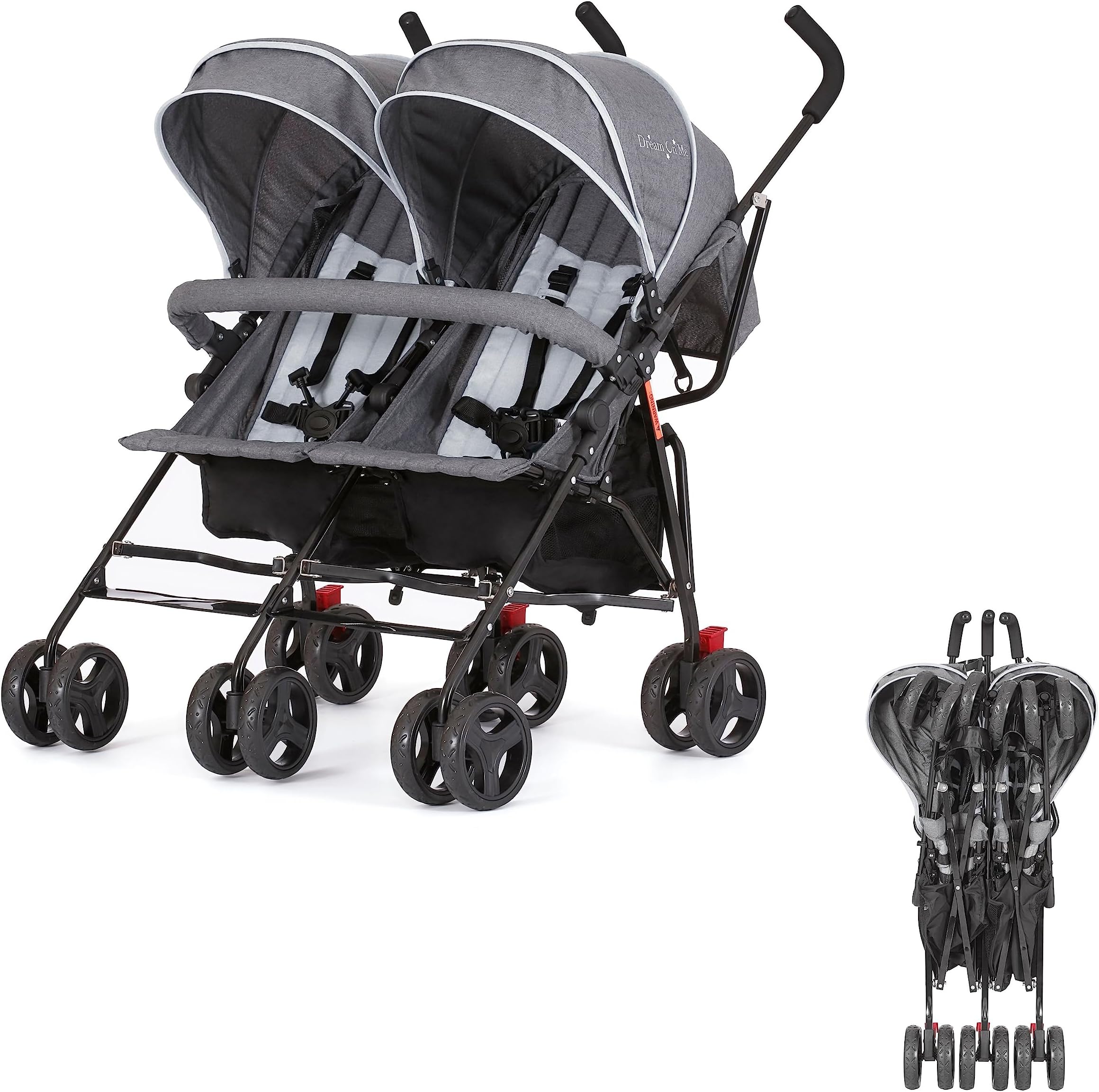 Amazon.com : Delta Children City Street LX Side by Side Stroller ...