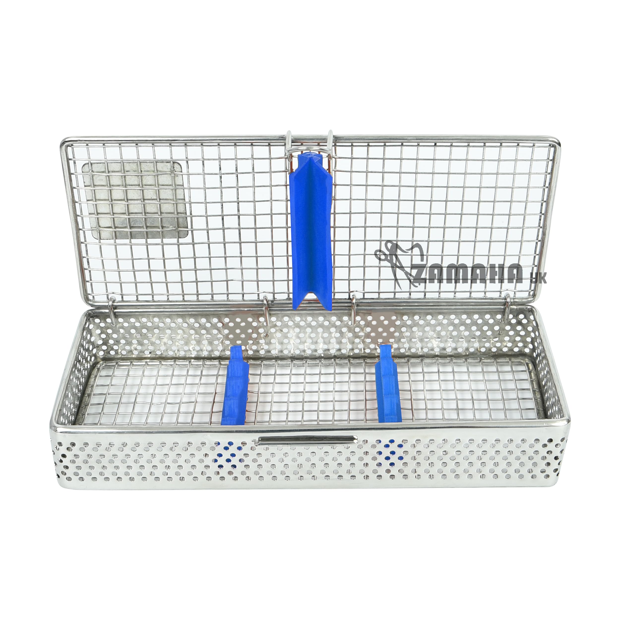 ZAMAHA UK Mesh Autoclave Sterilization Cassette Tray Box Premium Design ...