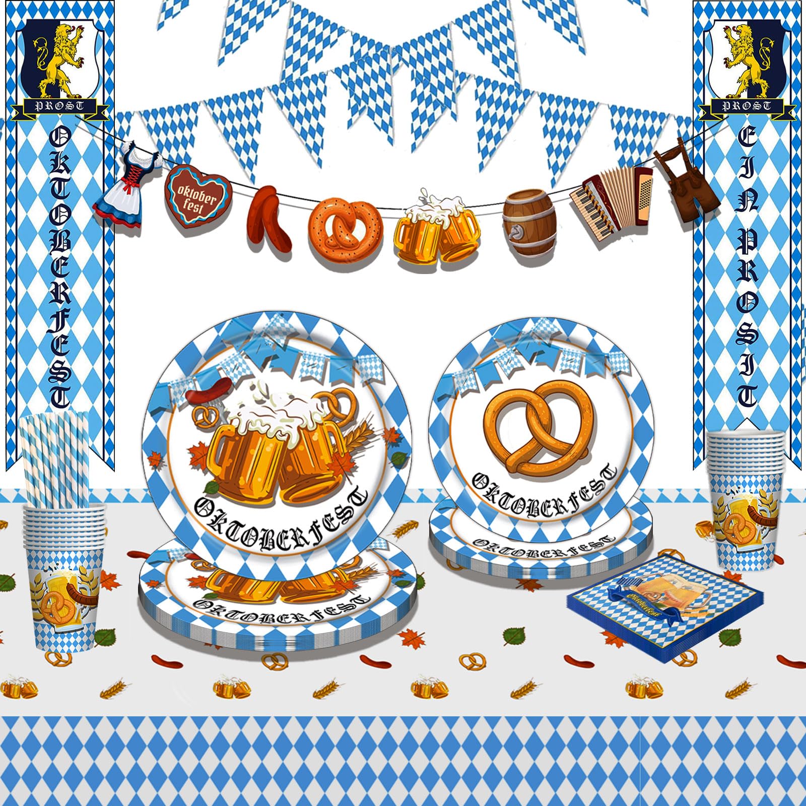 Amazon.com: Oktoberfest Decorations Party, 85PCS Oktoberfest ...