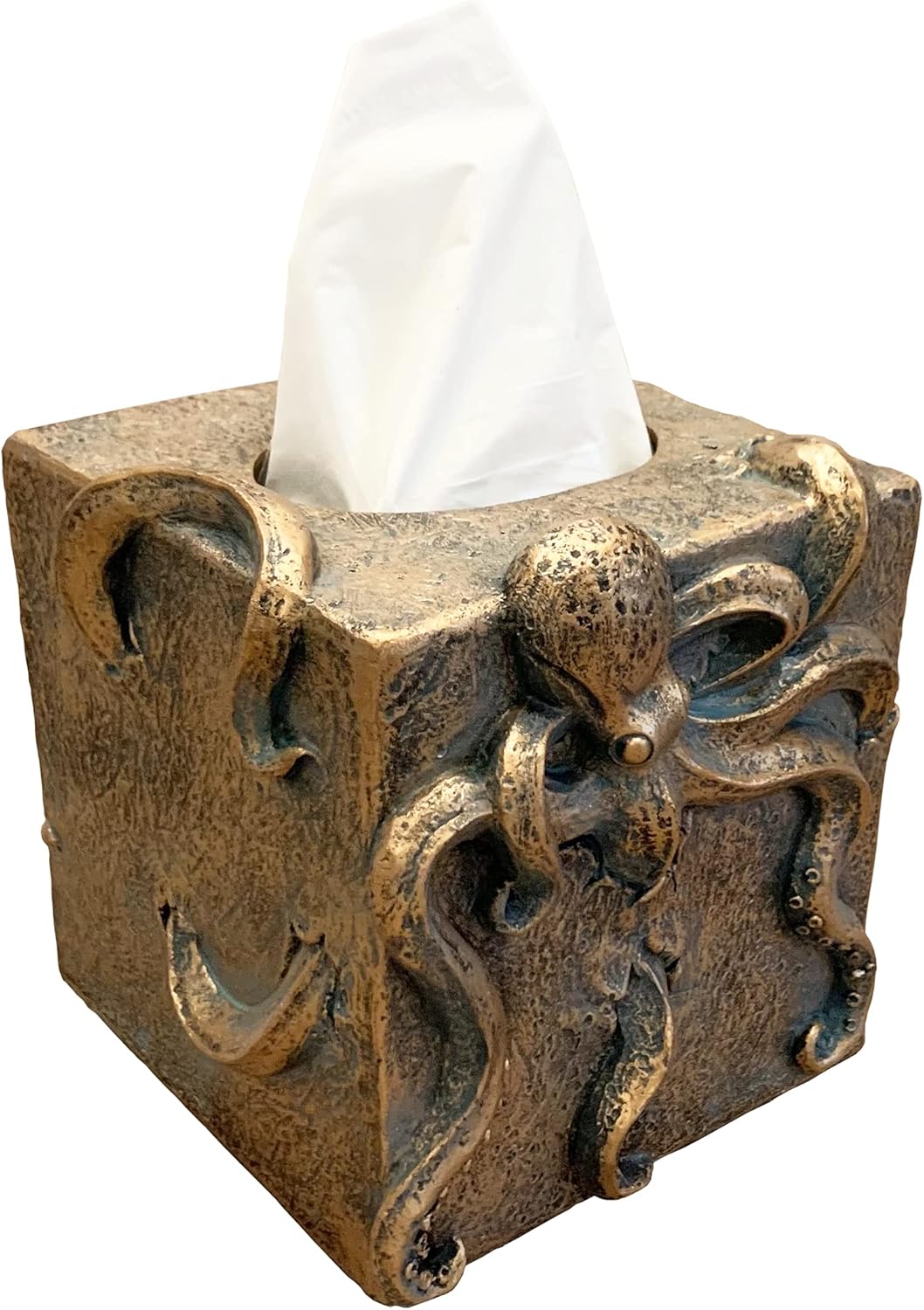 Amazon.com: Octopus Square Tissue Box Cover - Nautical Ocean Beach ...