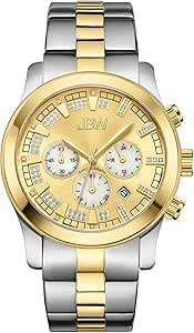 JBW Men's JB-6218-E Delano Gold-Tone and Stainless Steel Chronograph ...