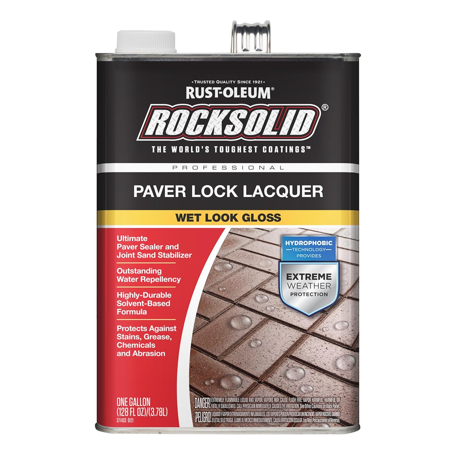 Rust-Oleum Rocksolid Paver Lock Lacquer Wet Look Gloss: Amazon.com ...