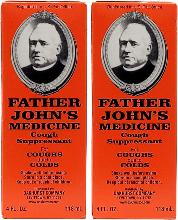 Amazon.com: Father John's Cough Medicine 4 Ounce (Pack of 2) : Health ...