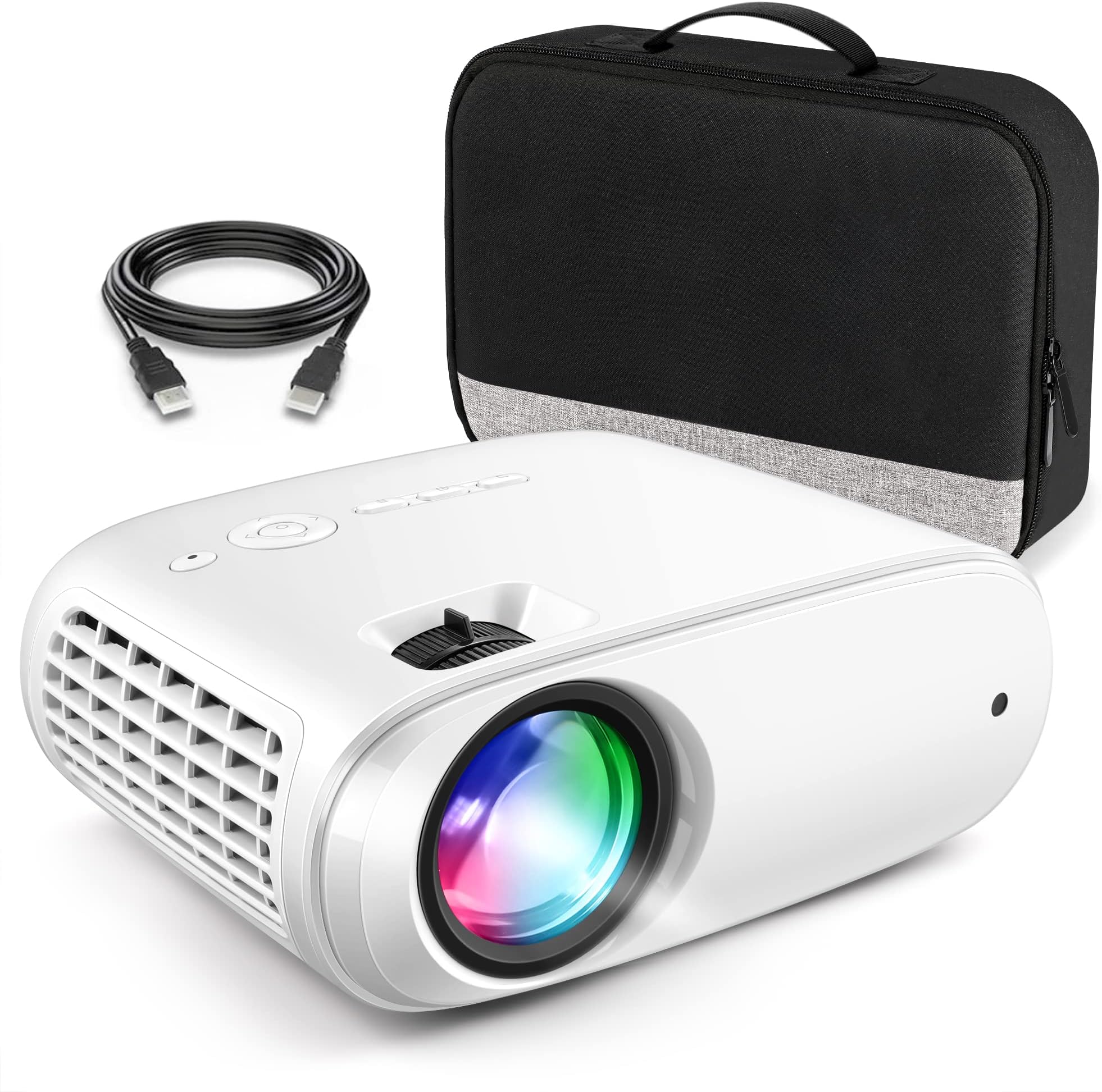 Amazon.com: 8500 Lumens Mini Projector, 1080P Supported, Portable Movie ...