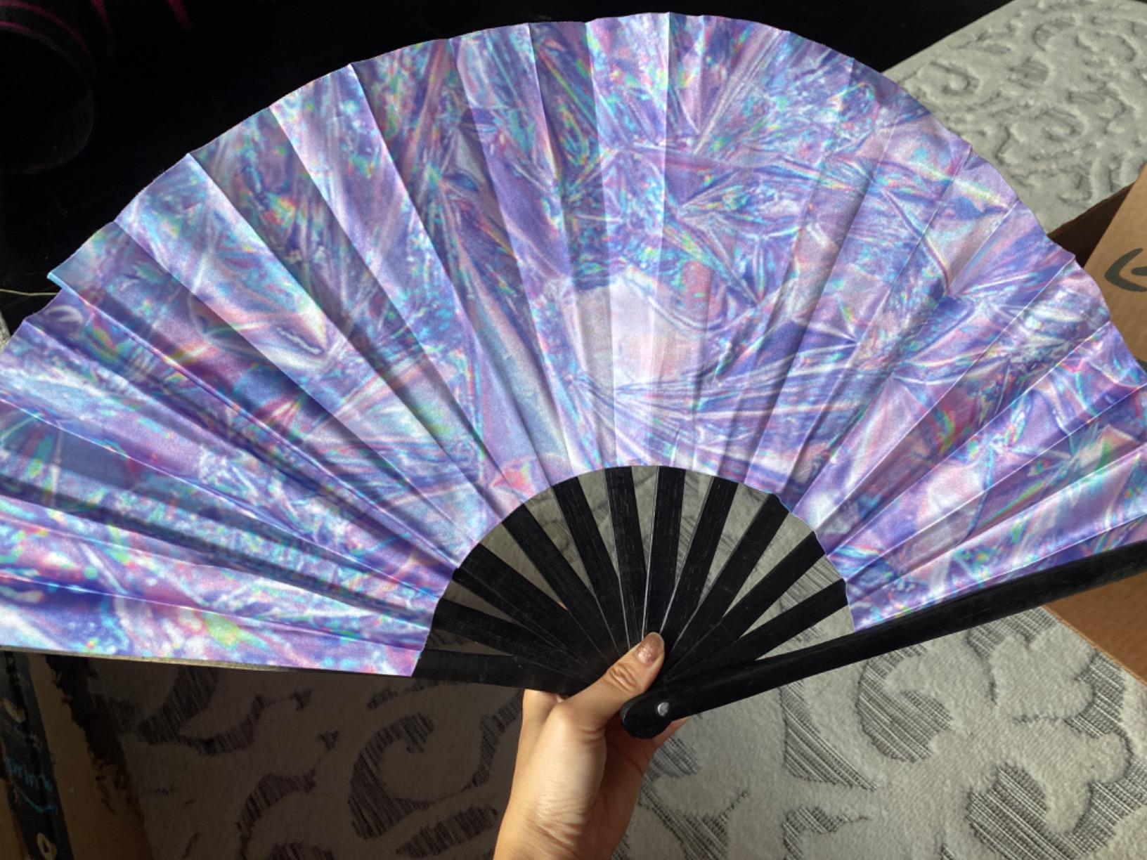 Amazon.com: God Glam It Hand Fan – Bamboo Hand Fan for Women and Men ...