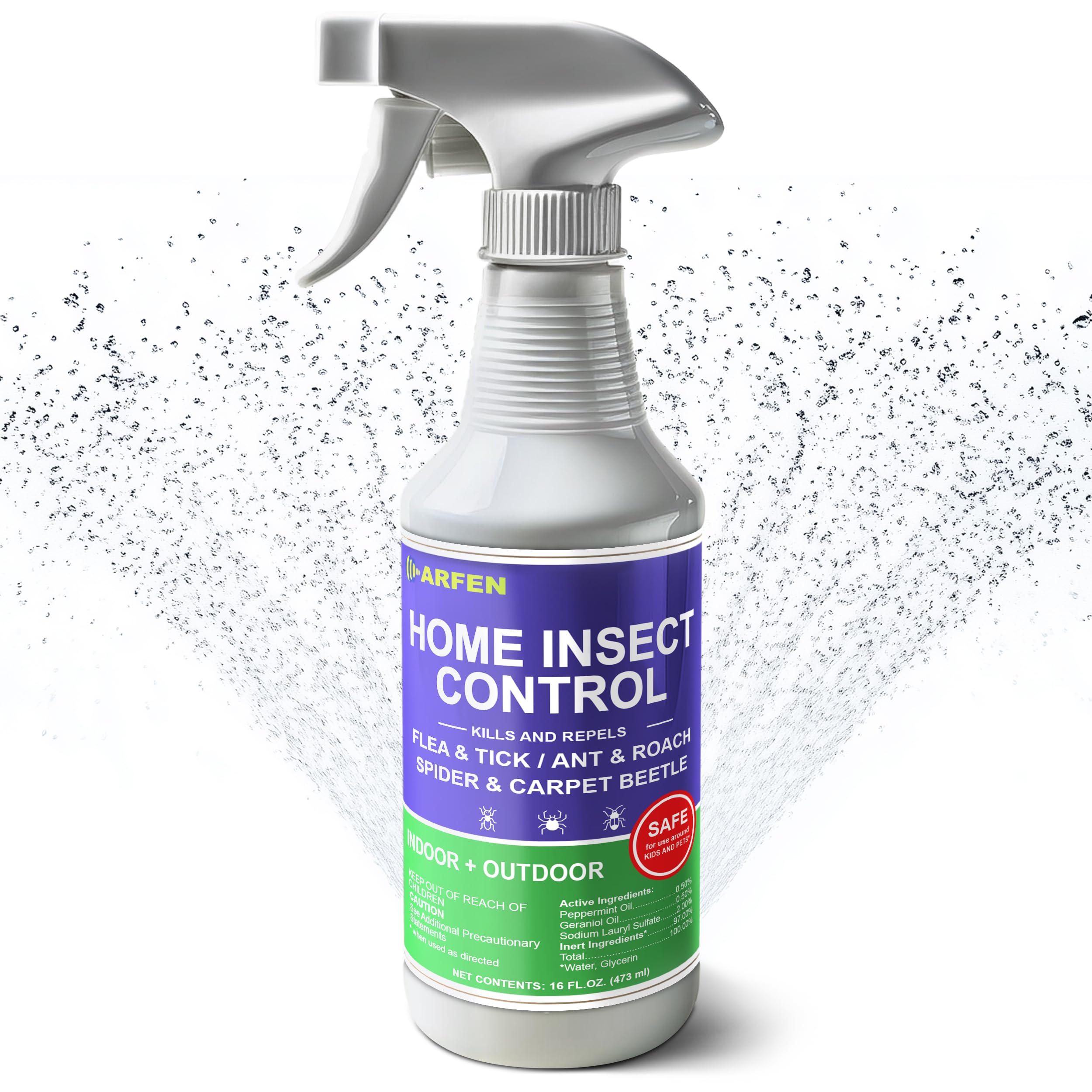 Amazon.com: ARFEN Home Insect Pest Control Spray 16oz – Kills & Repels ...