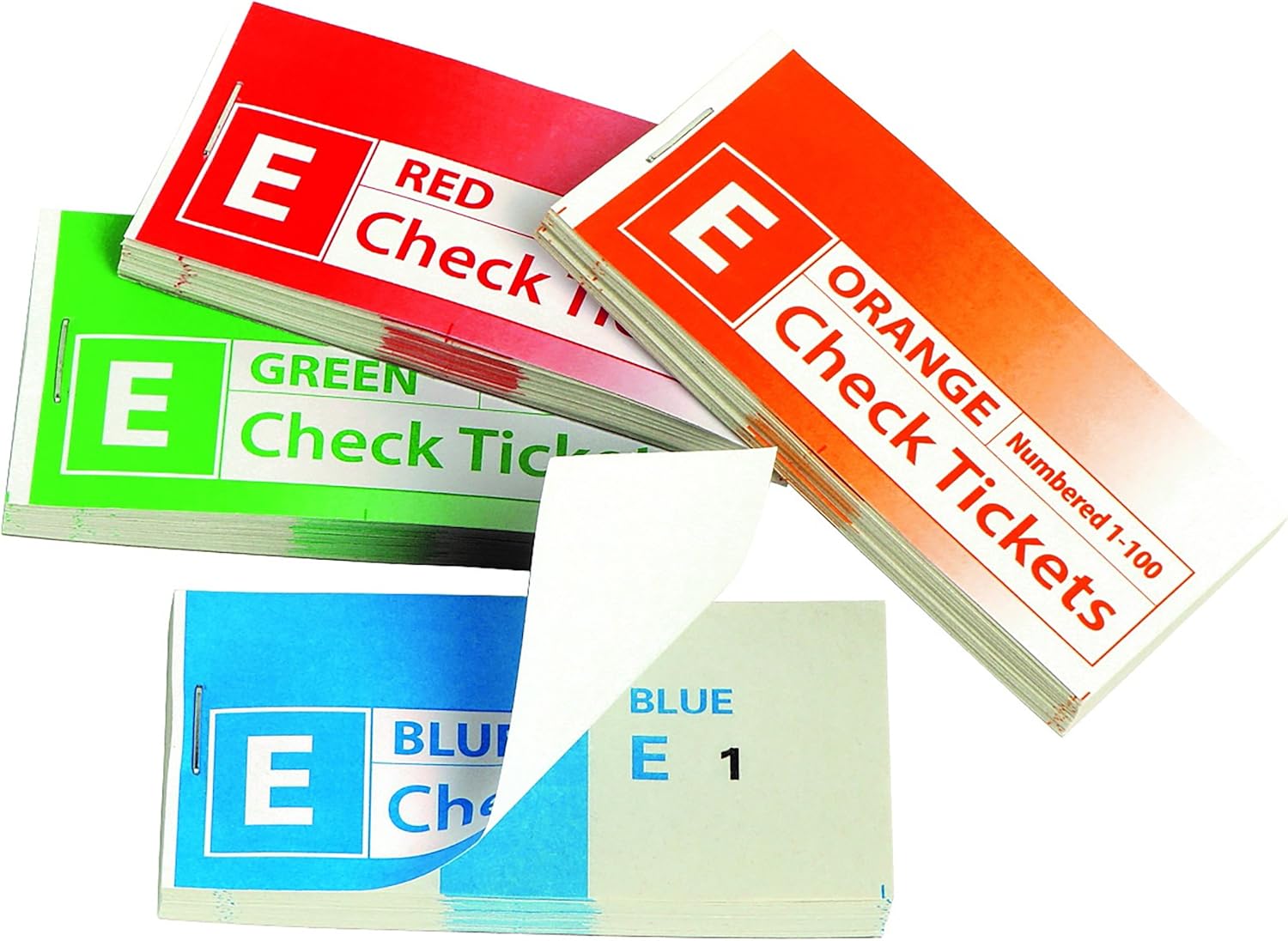 Marbig Check Tickets, Multicolor (Pack of 4) : Amazon.com.au ...