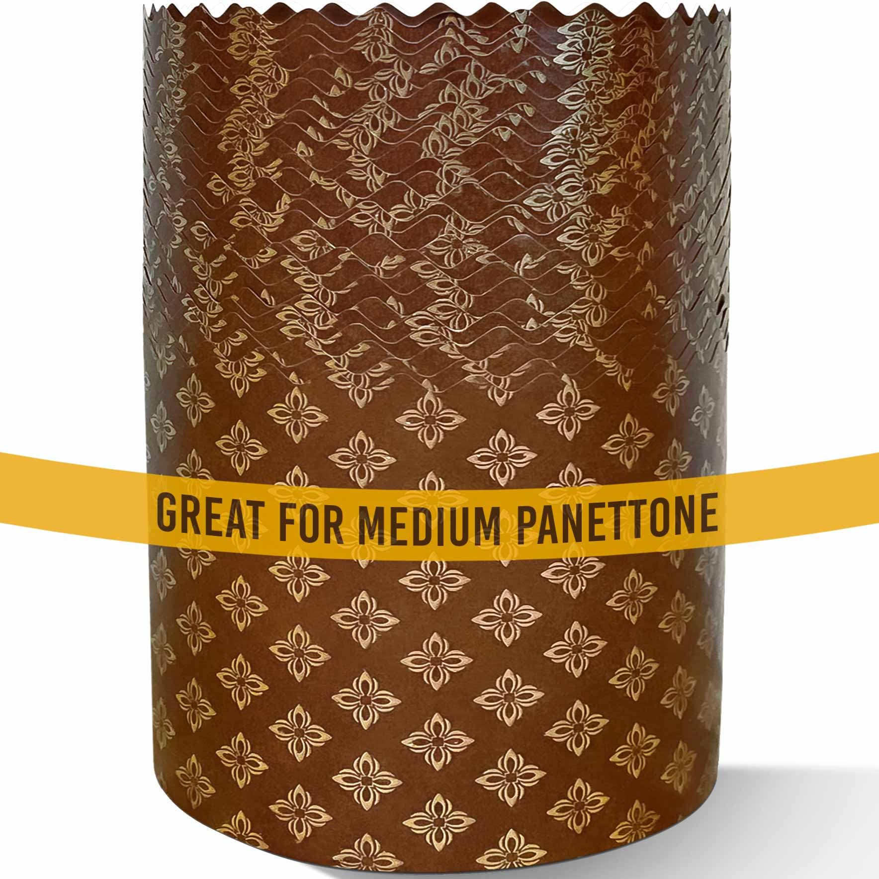 Amazon.com: 16-PACK Geborilma Panettone Paper Mold 12 oz - Medium ...