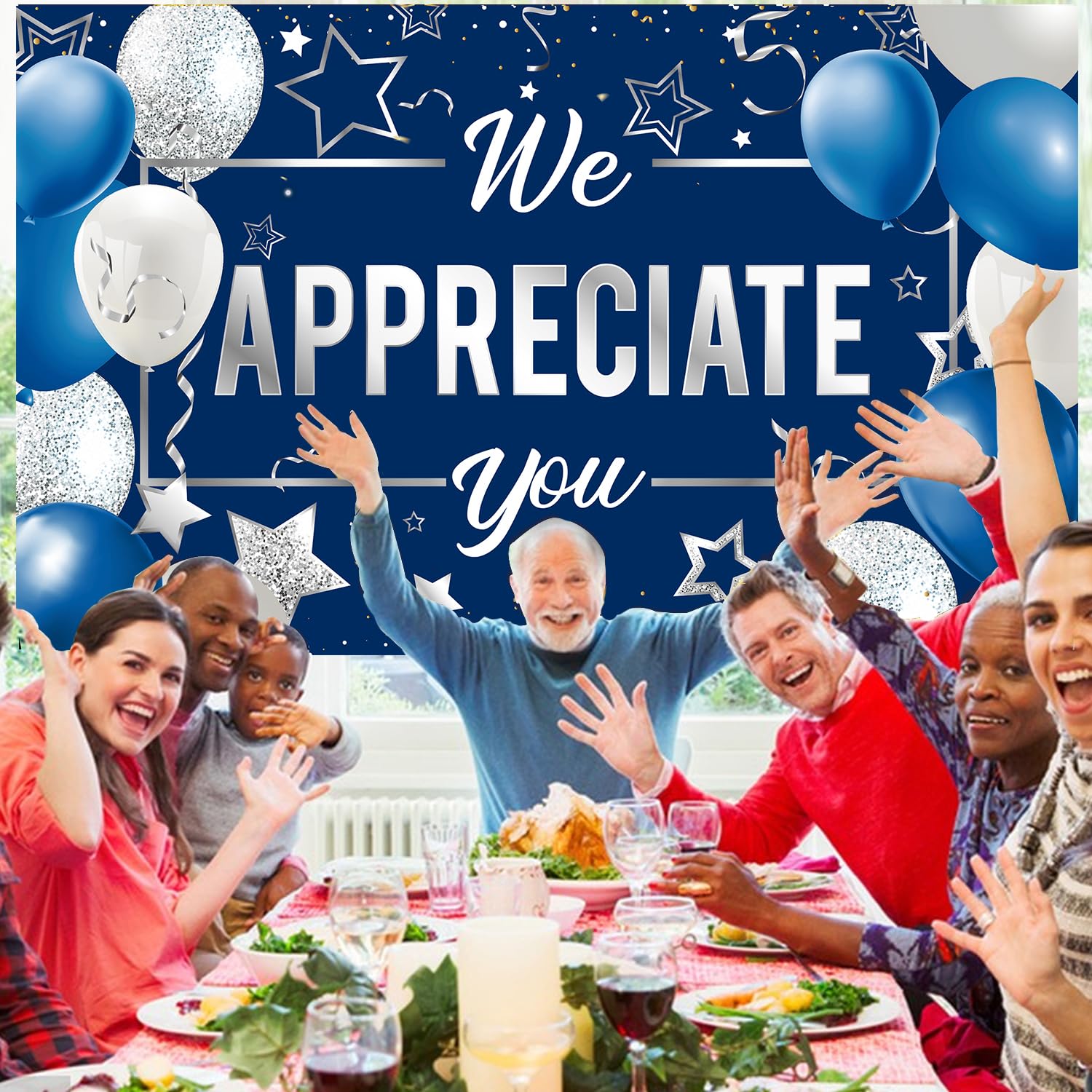 Snapklik.com : We Appreciate You Banner Backdrop, Appreciation Party ...