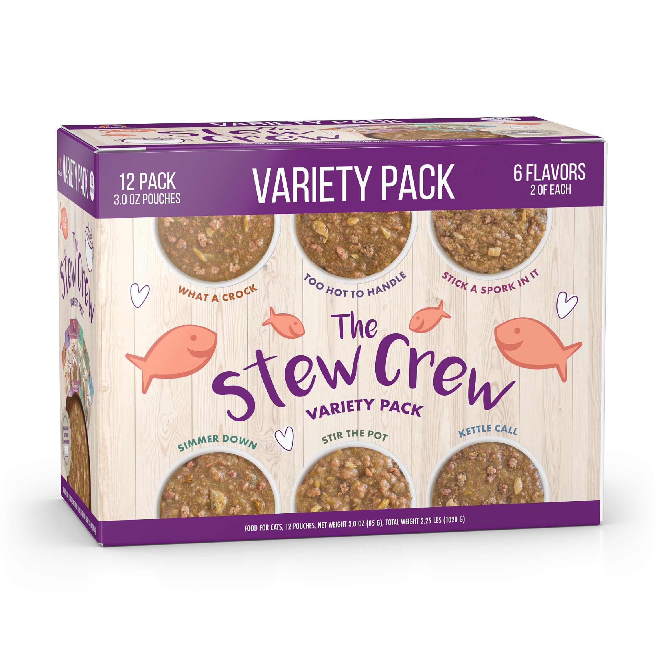 Amazon.com : Weruva Classic Stews Cat Food, The Stew Crew Variety Pack ...