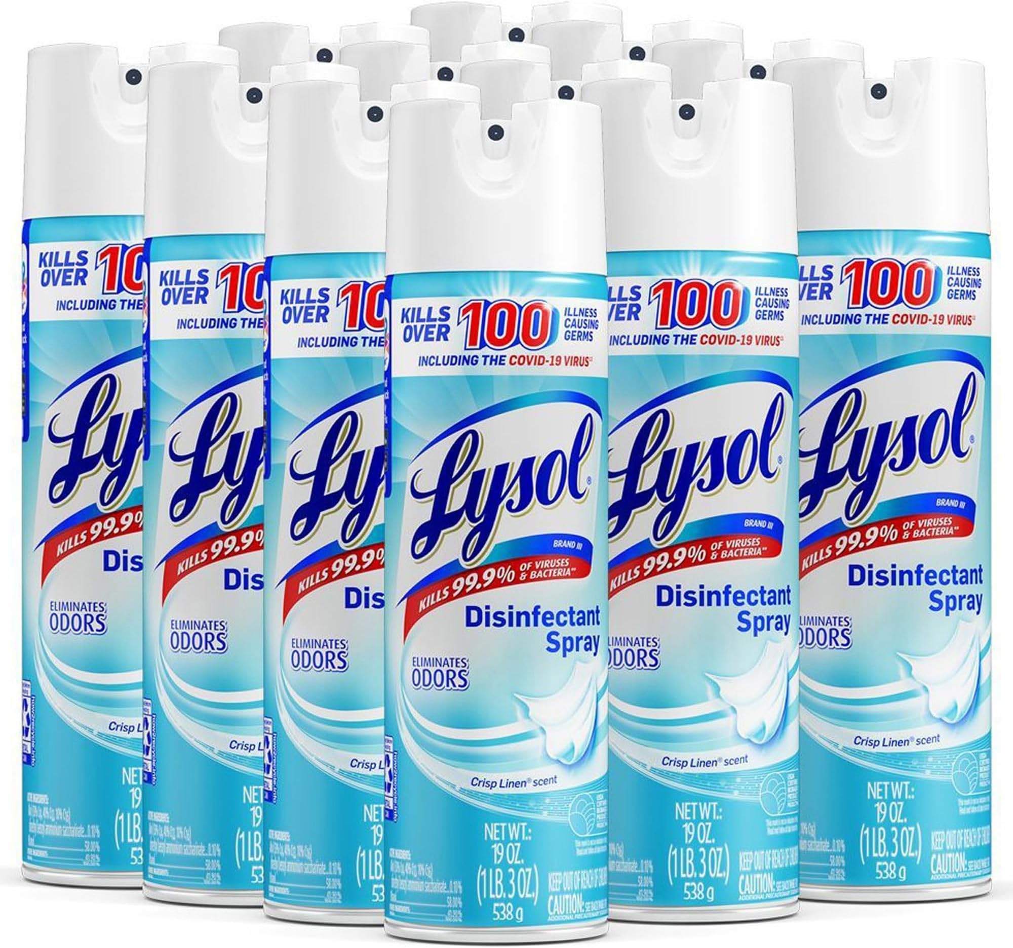 Amazon.com: Lysol Disinfectant Spray, Sanitizing and Antibacterial ...