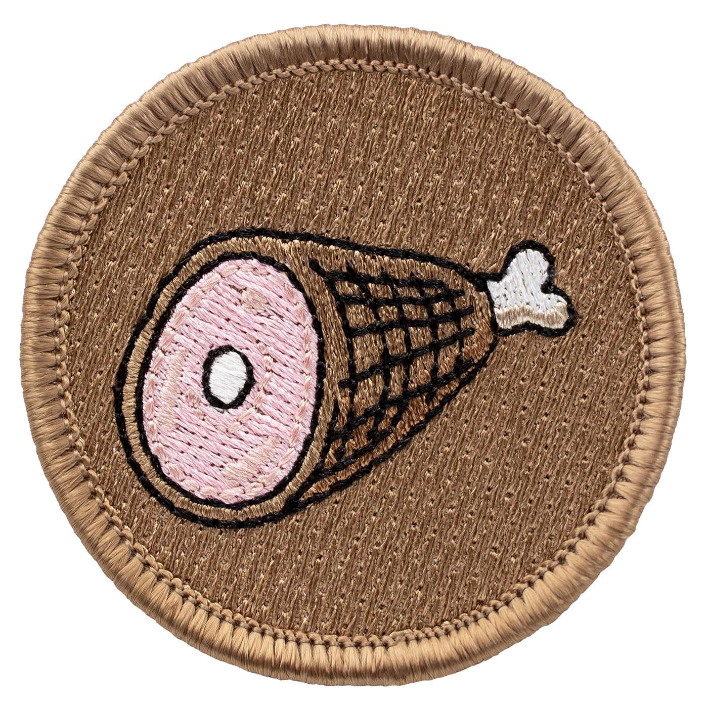 Amazon.com: Ham Bone Patrol Patch - 2" Diameter Round Embroidered Patch ...