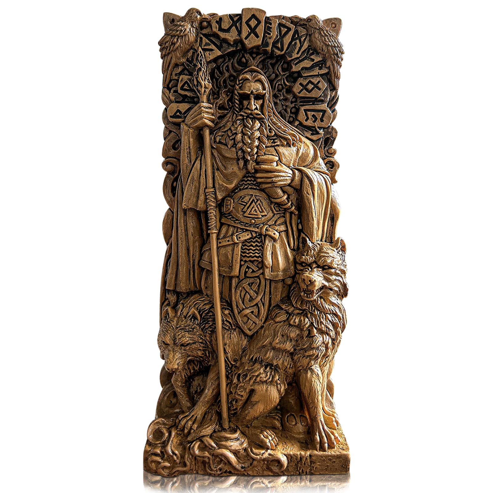Amazon.com: JUAPL Odin Statue，Allfather，Altars of Viking Mythology ...