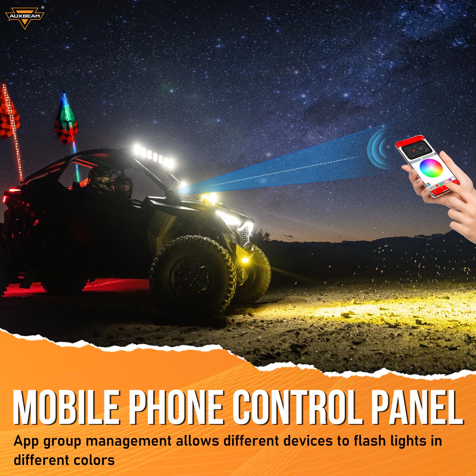 Snapklik.com : 6 Gang Switch Panel Bluetooth AR-600 RGB Large Button ...