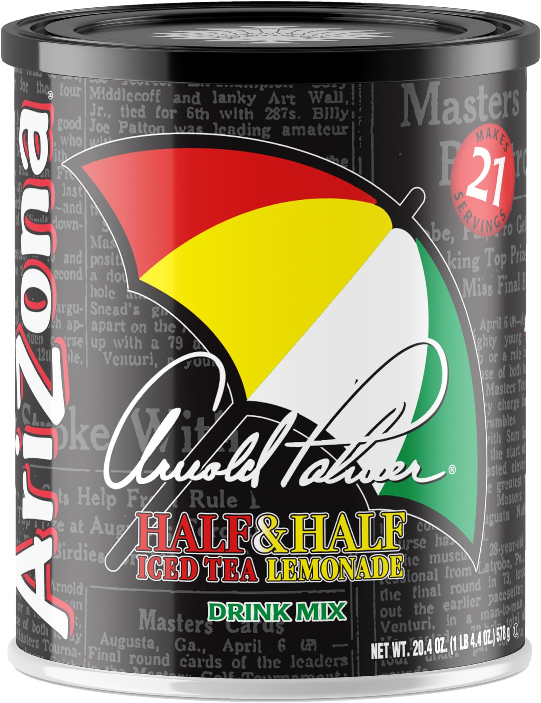 Amazon.com : AriZona Arnold Palmer Half and Half - On-the-Go Powdered ...
