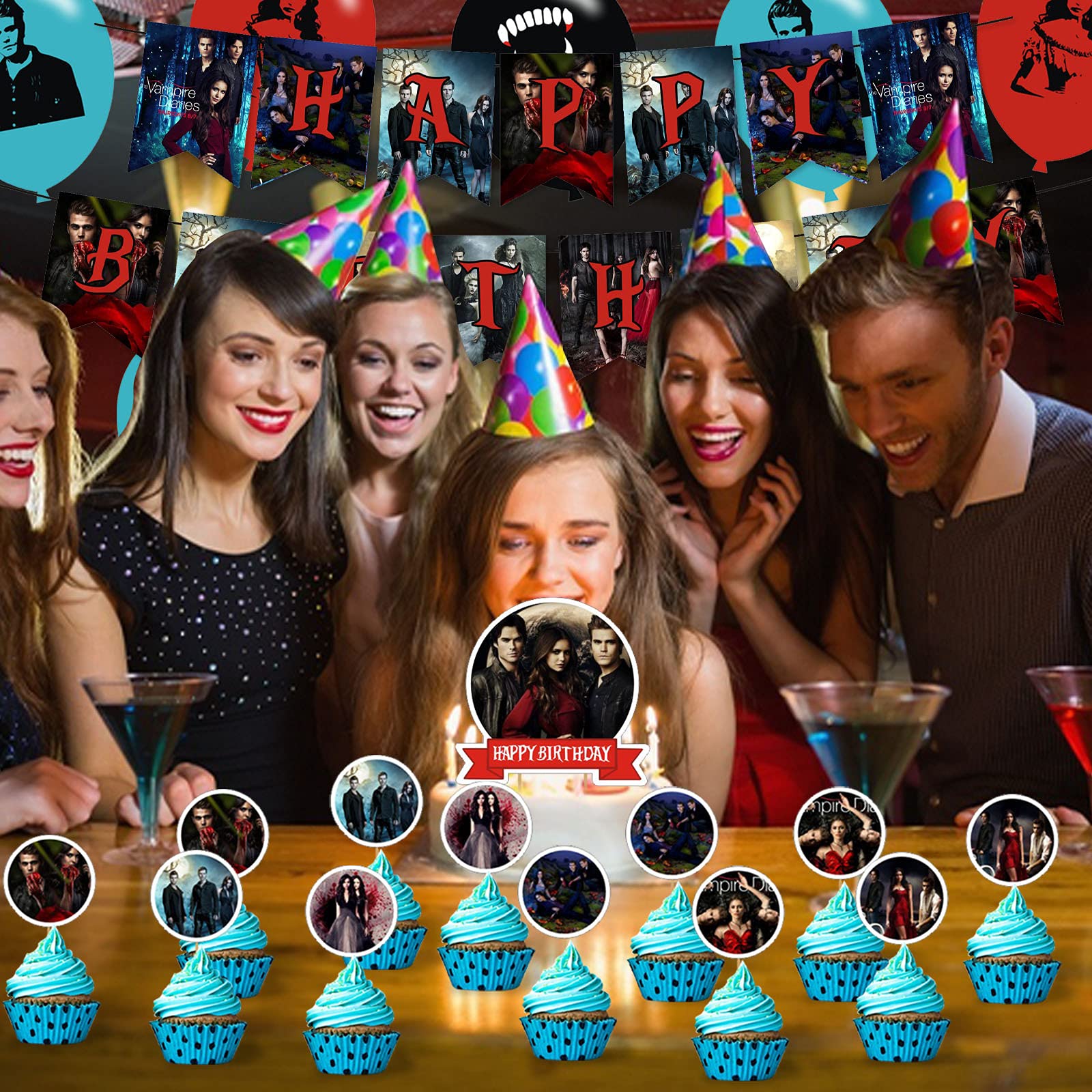 The Vampire Diaries birthday party supplies,Birthday Party Supplies for ...