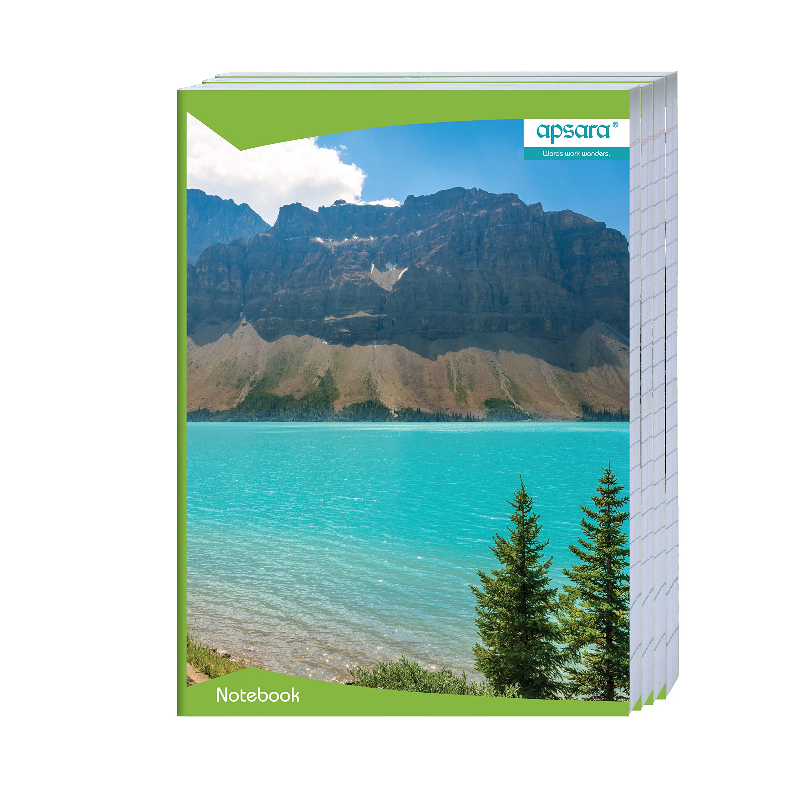 Apsara A4 Size Long Notebook | 29.7 CM x 21 CM Approx - Pages 304 ...
