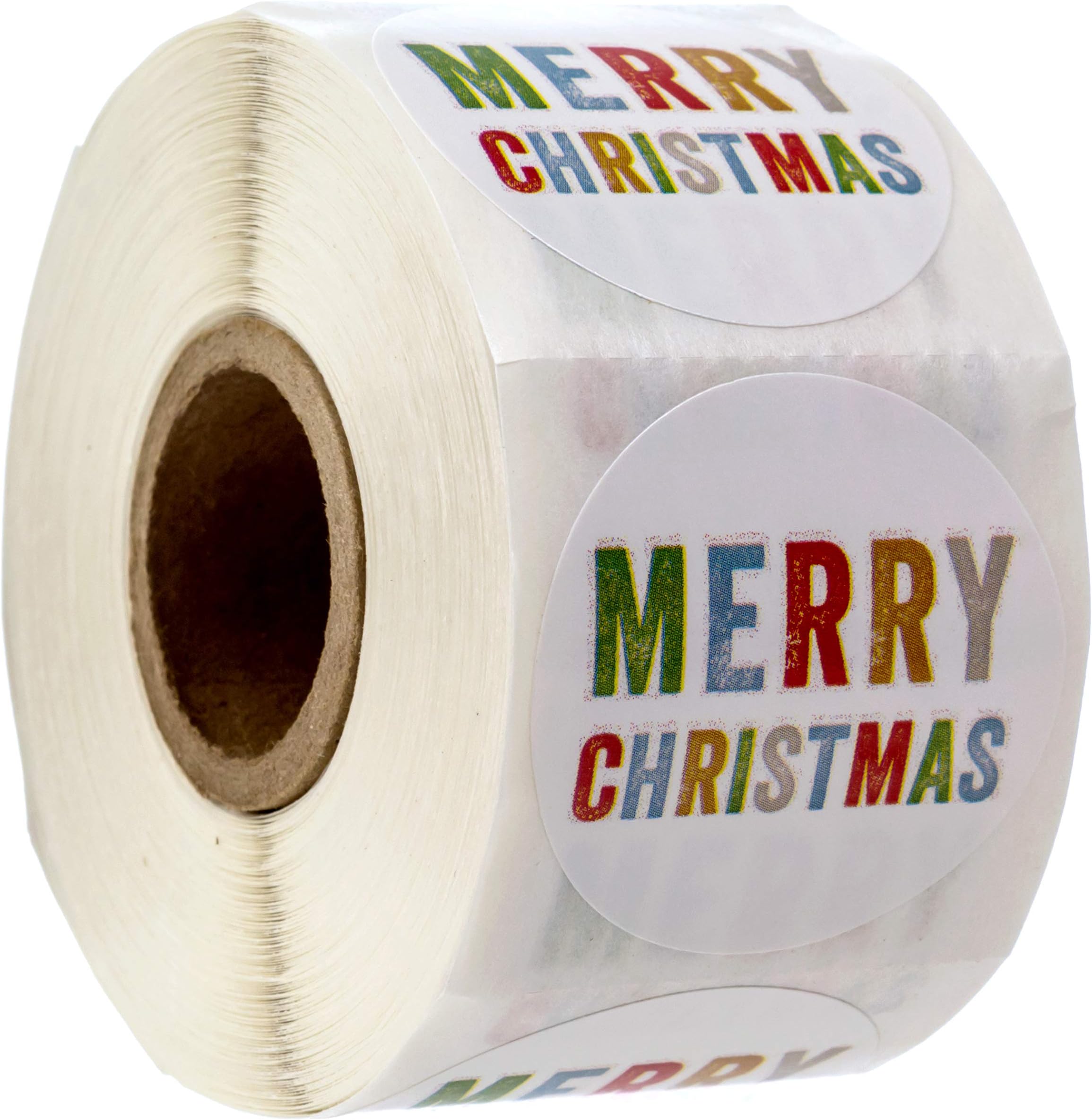 Amazon.com : Merry Christmas Stickers / 500 Multicolor Christmas Labels ...