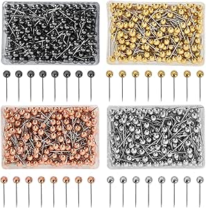 800 Pieces Map Tacks Color Metal Map Push Pins for World Map, Cork ...