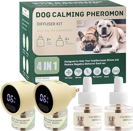 Amazon.com : Jasullminral Smart 4-in-1 Dog Pheromones Calming Diffuser ...