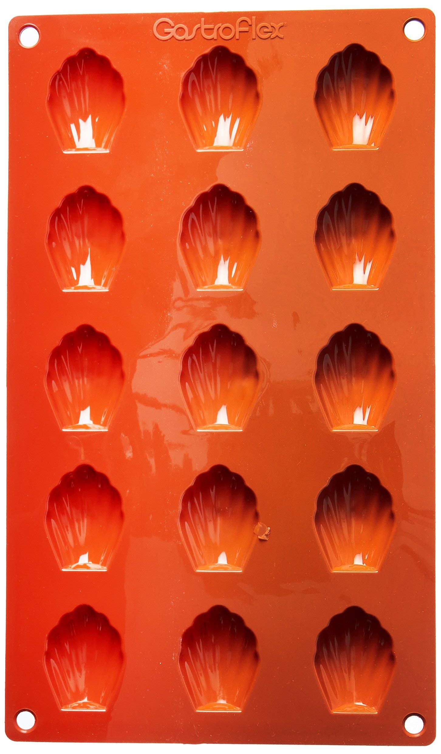 Amazon.com: Matfer Bourgeat Gastroflex Mini Madeleine Mold, 1 3/4" x1 5 ...