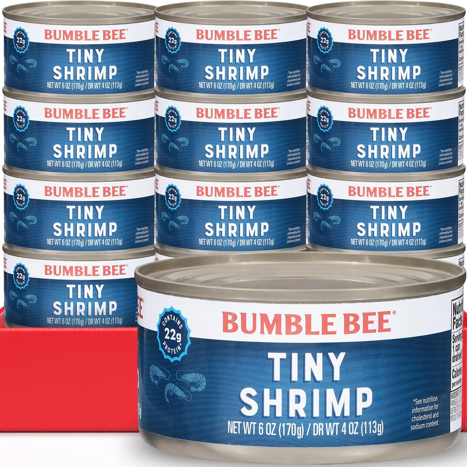 Snapklik.com : Bumble Bee Tiny Canned Shrimp, 6 Oz Cans