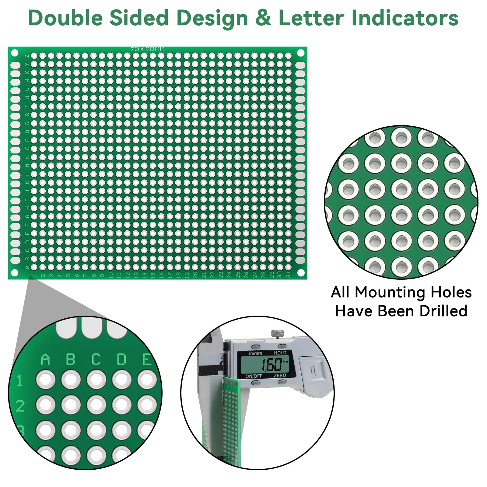 Snapklik.com : Double Sided PCB Board Prototype Kit, Prototype Boards ...