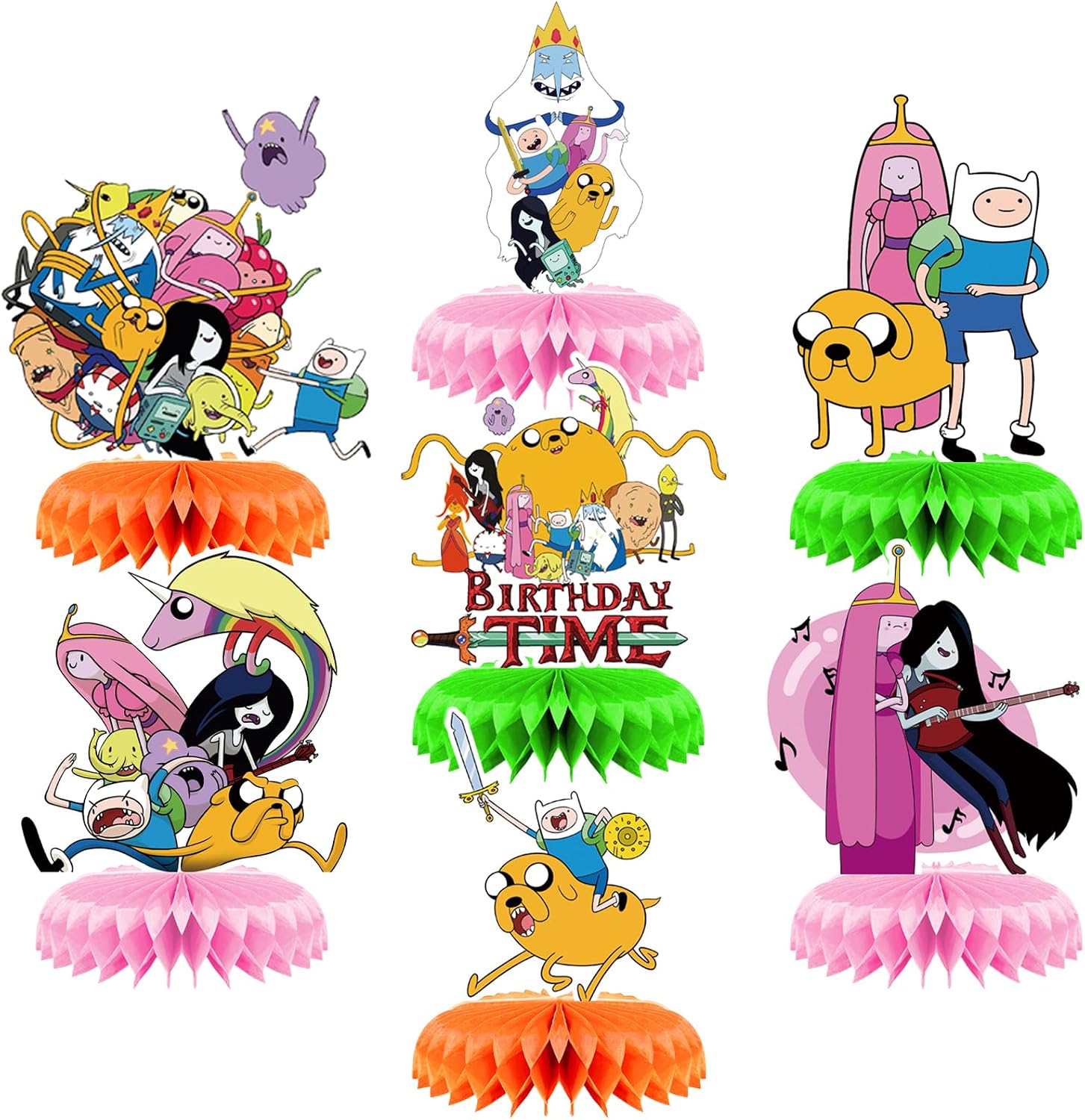 Amazon.com: Time Of Adventure Birthday Party Decorations, 7Pcs Time Of ...