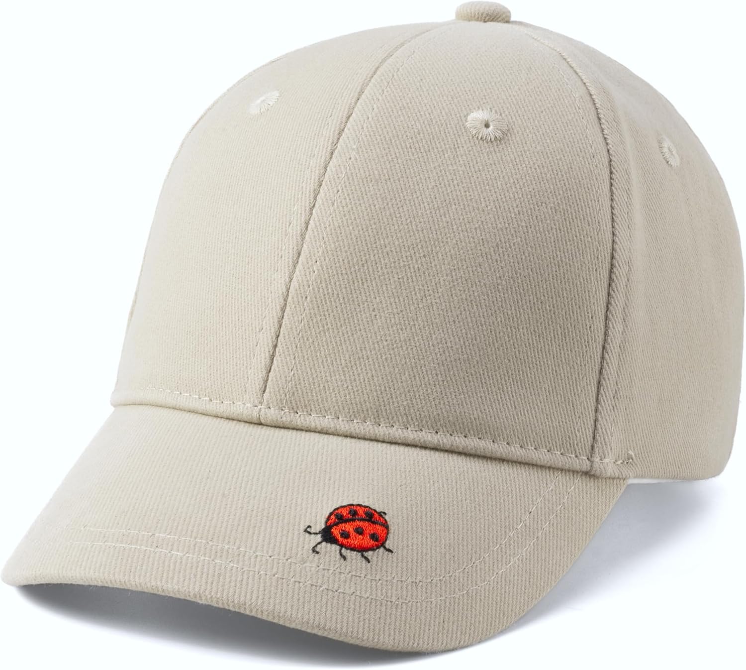 Amazon.com: Kids Natural Baseball Hat with Ladybug, for Children Ages 2 ...