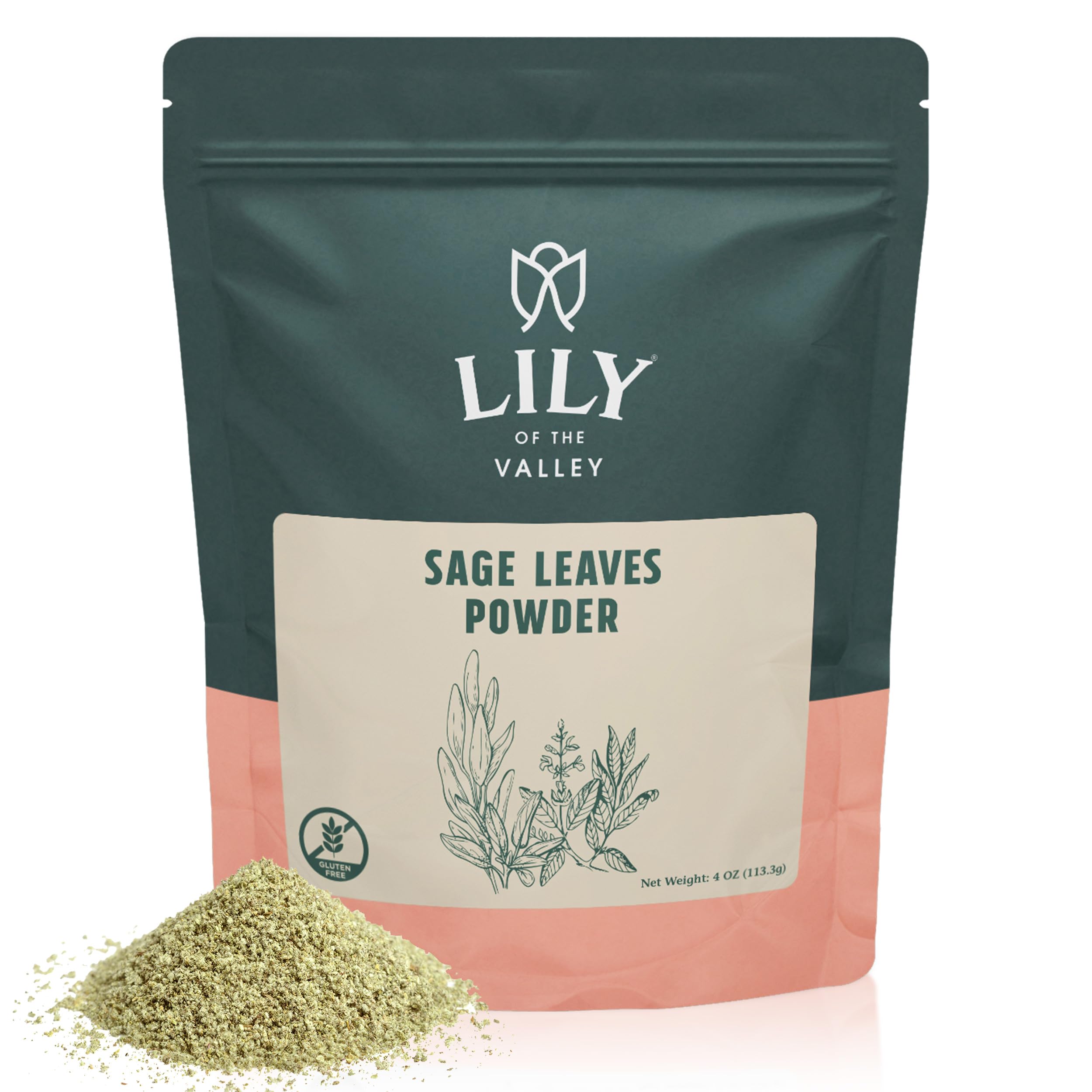 Amazon.com: Lily of the Valley Sage Leaf Powder - Ground Dried Sage ...