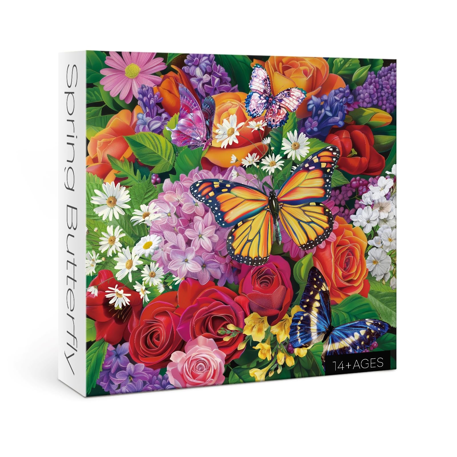 Amazon.com: Flower Butterfly Plant Puzzles for Adults 1000 Pieces ...