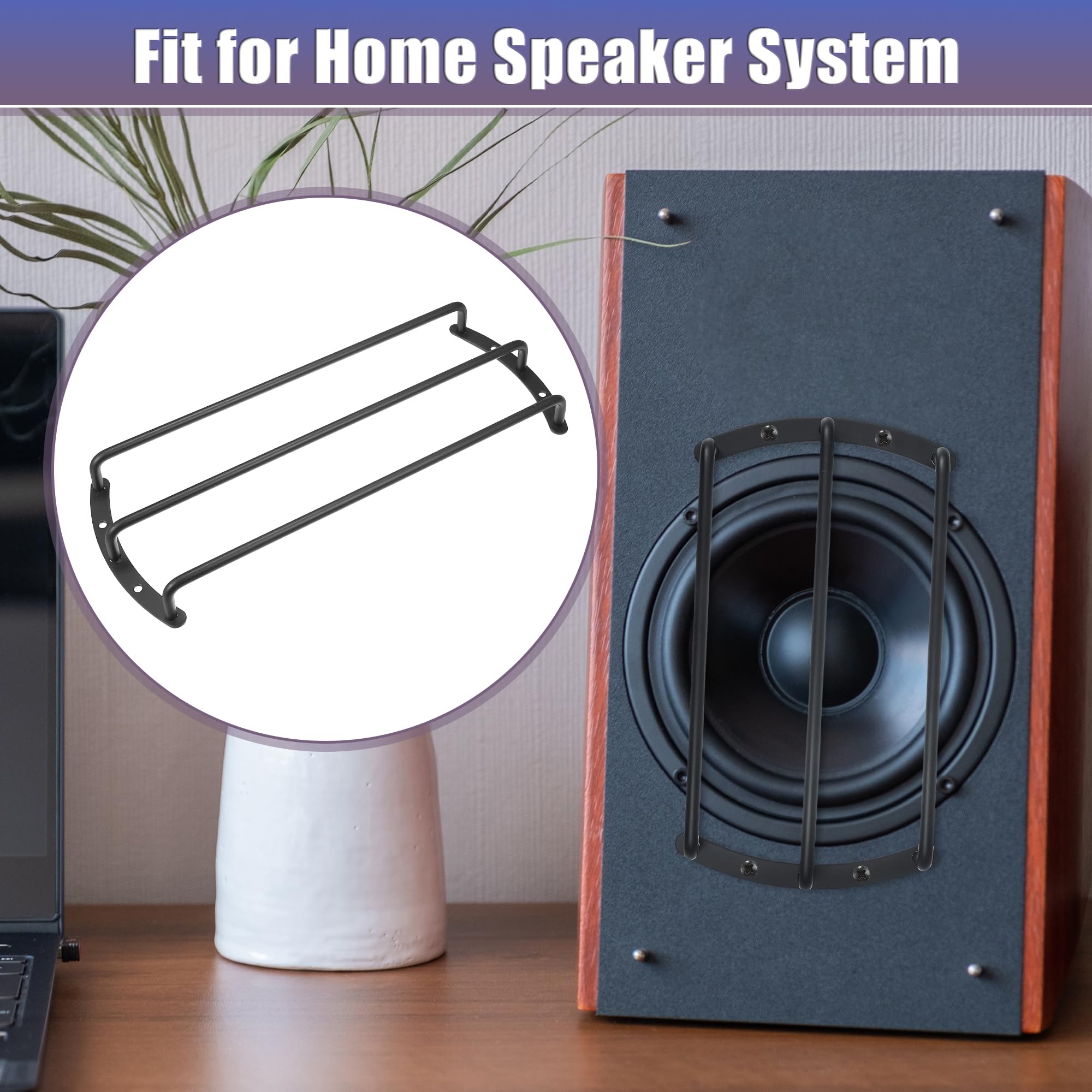 8 Speaker Grill 2-Pack 12 Inch Universal Speaker Grill Bars - 4-Bar ...