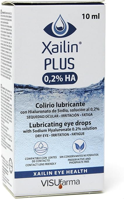 Xailin Plus 0.2% Eye Drops 10 Millilitres x1 Pack : Amazon.co.uk ...