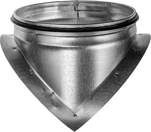 Round Saddle Take Off for 10'' Inch Duct - 10'' Outlet Branch Extension ...