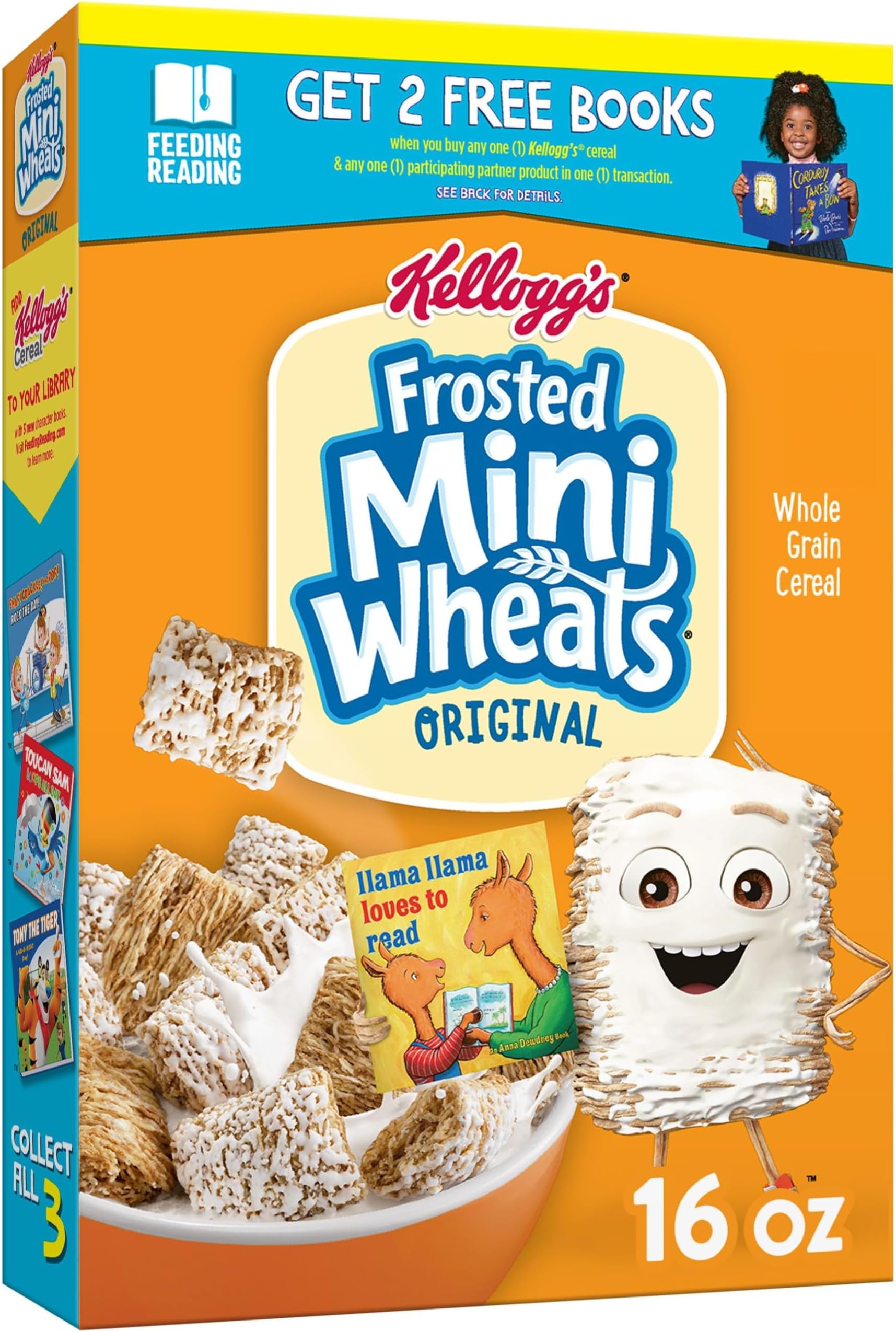 Amazon.com: Kellogg's Frosted Mini-Wheats Breakfast Cereal, Kids Cereal ...