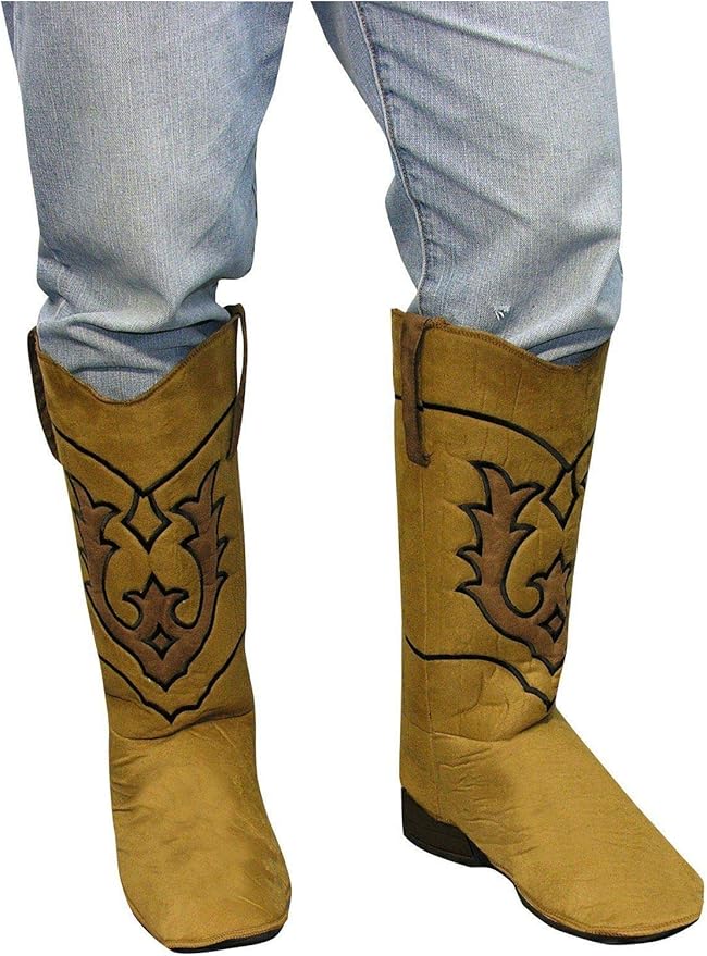 Amazon.com: Rubies Cowboy Boot Top Covers Costume Accessory : Clothing ...