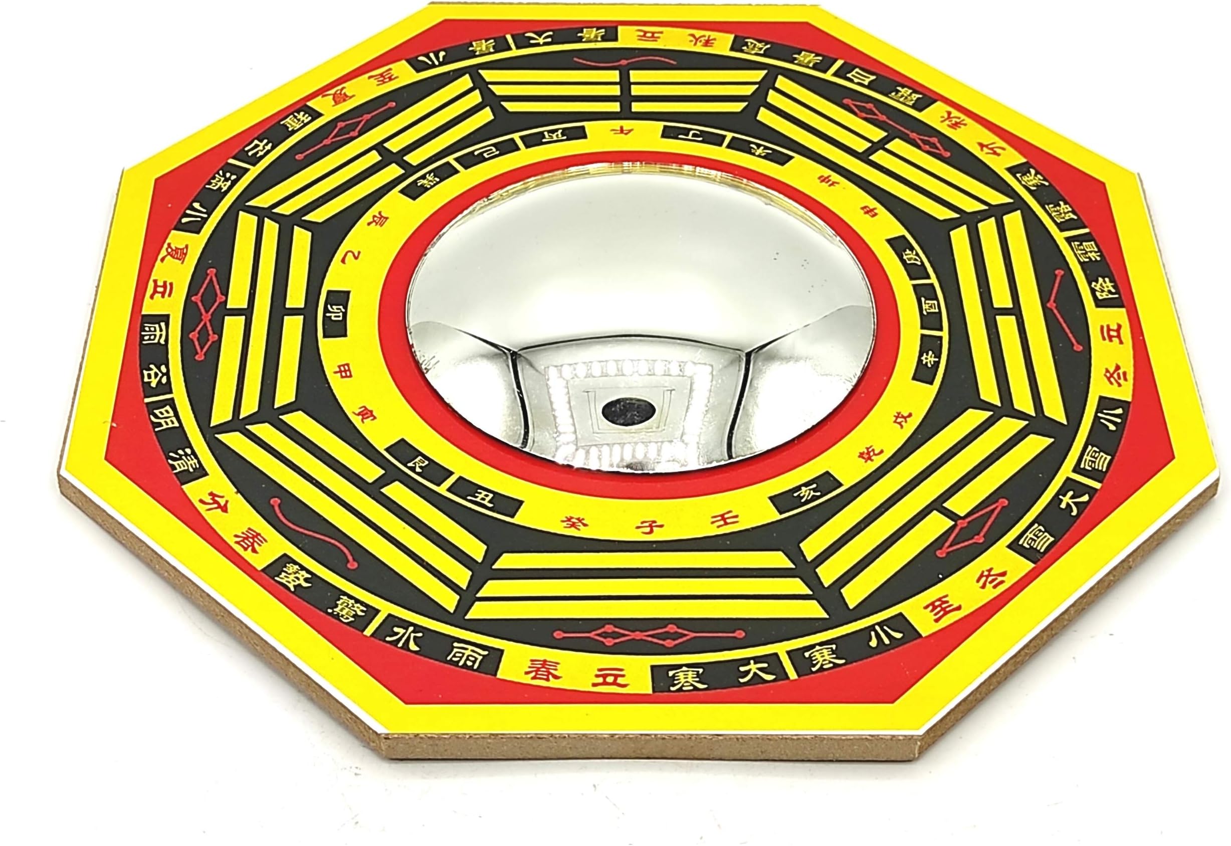 Buy P U M N Vastu Fengshui Collection FengShui Convex/Pakwa Mirror ...