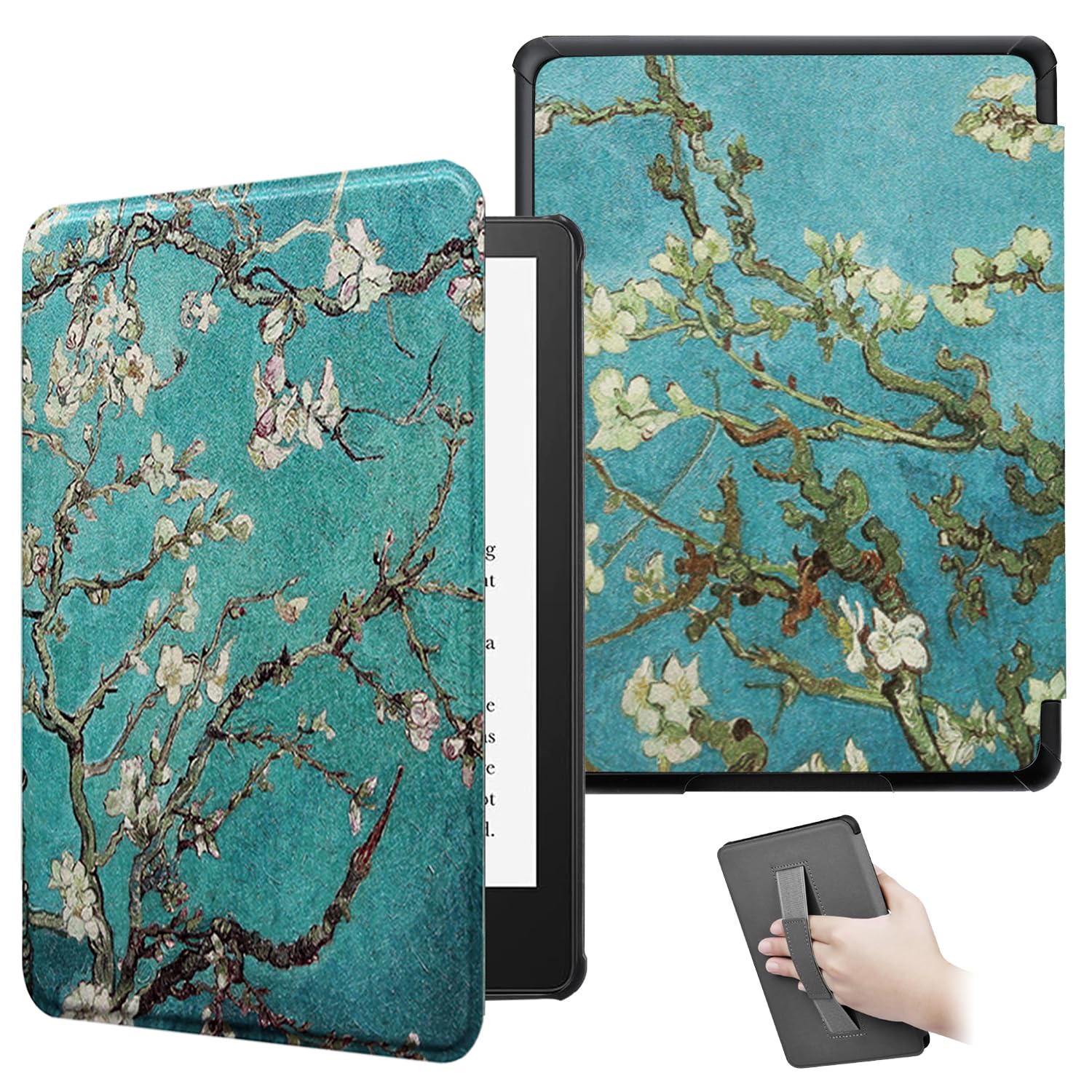 Kindle Case MOROCK Case For 2024 - 7" PU Leather Cover With Clear Back ...