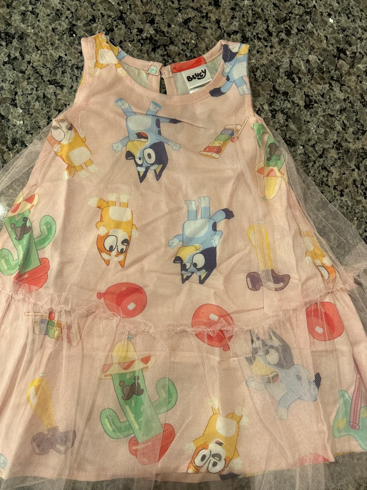 Amazon.com: Bluey Bingo Mesh Dress Infant to Big Kid: Clothing, Shoes ...