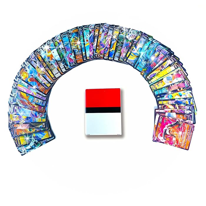 Buy MVPXXX 60 Cards 18 Pokemon Vmax and 42 Pokemon Basic V Pokemon Card ...