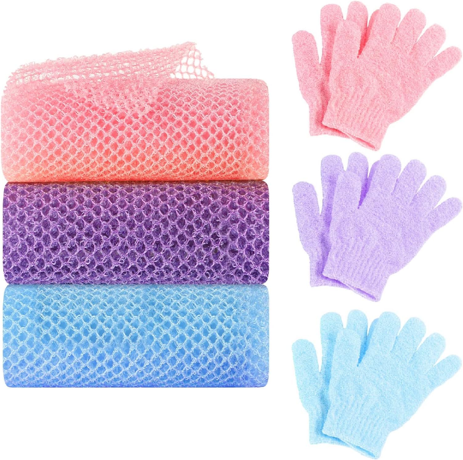Amazon.com: 3 Piece African Net Sponge African exfoliating net - 12 * ...