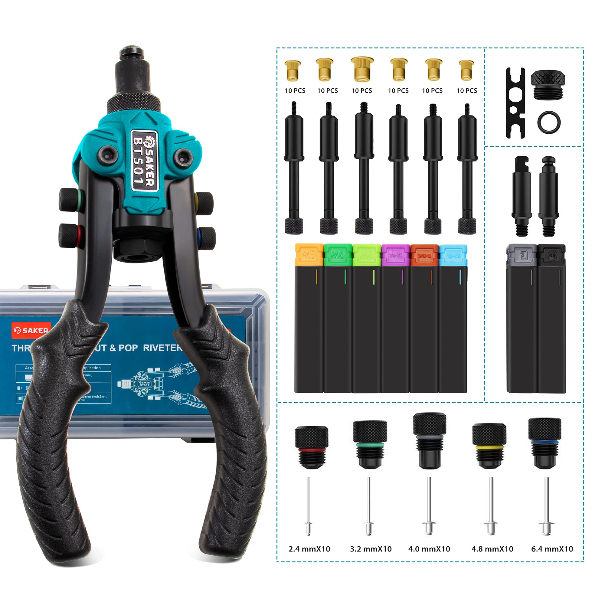 Saker 3 In 1 Heavy Duty Riveter 11 Inches Rivet | Desertcart INDIA